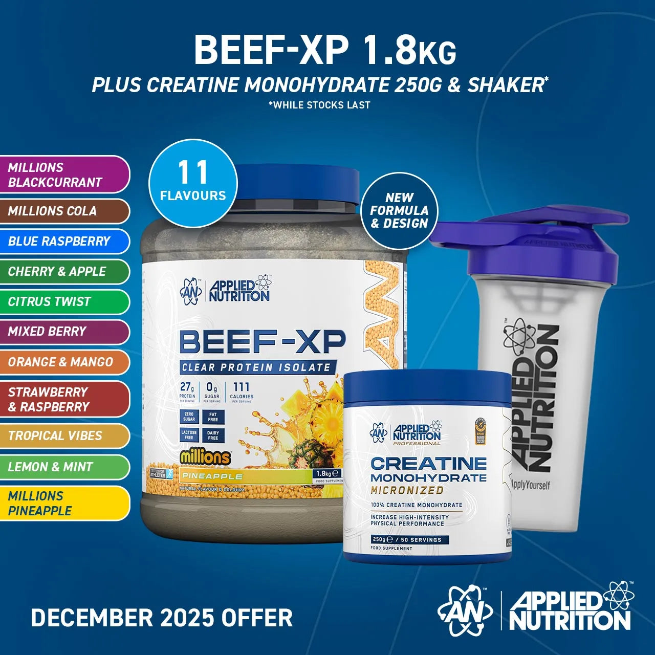 BEEF-XP Clear Hydrolysed Beef Protein Isolate – Applied Nutrition plc