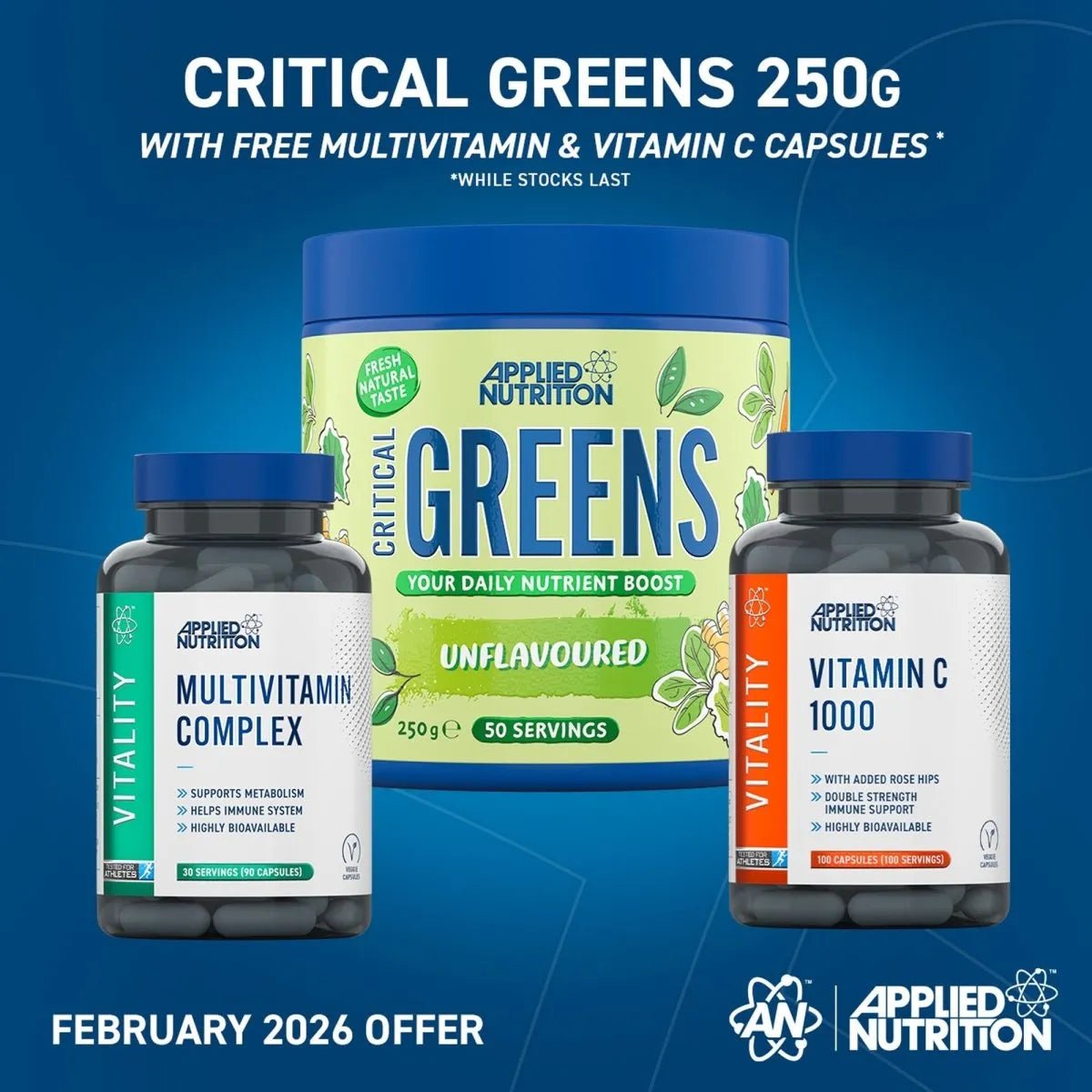Critical Greens Powder - Nutrient Boost AG1 – Applied Nutrition plc