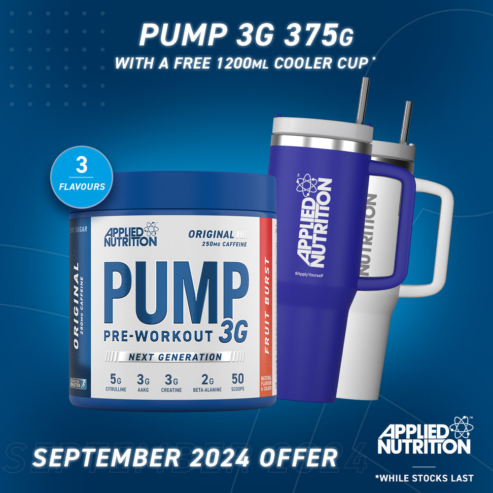Pump 3G Pre Workout 375g with Caffeine, Creatine, Citrulline, AAKG ...